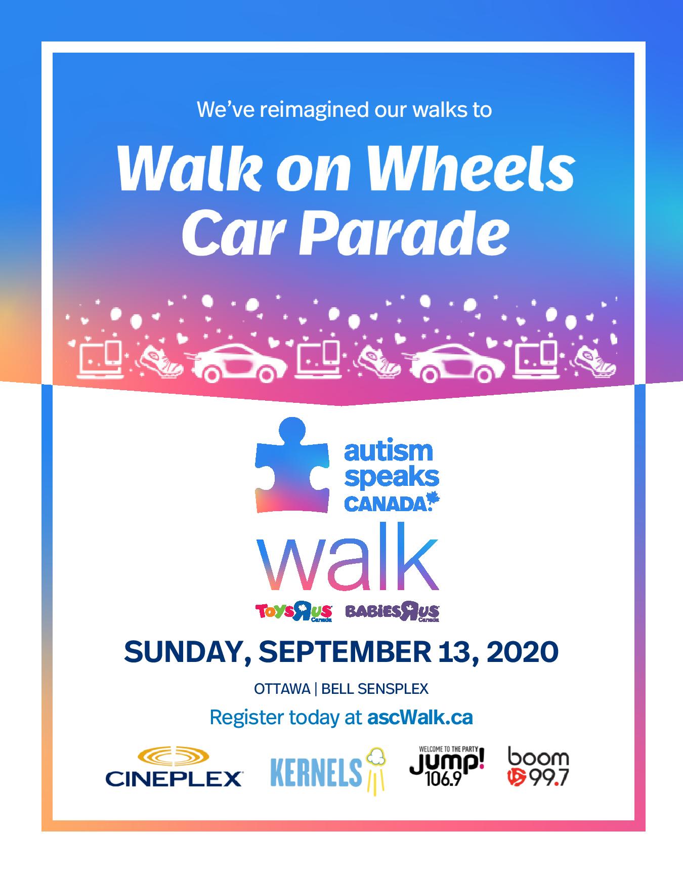 Autism Speaks Canada Walk on Wheels Car Parade | JUMP Radio